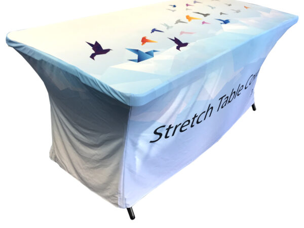 Custom Stretch Table Covers – A Plus Print Shop